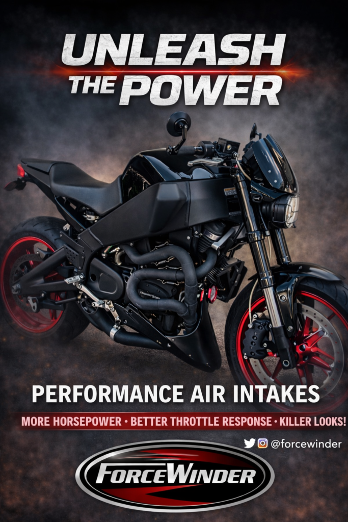 Buell Exhaust XB Models - ForceWinder Motorcycle Intakes