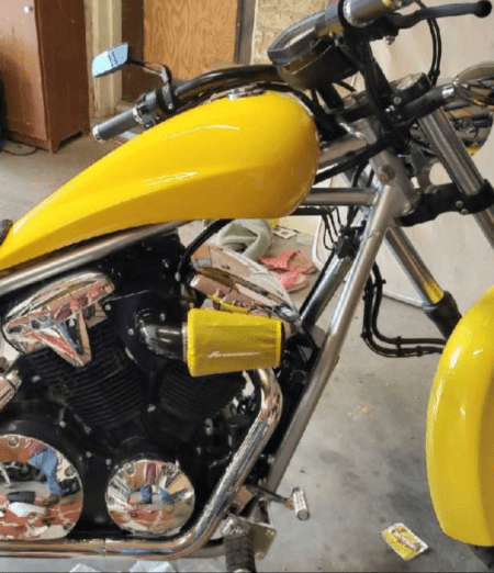 Honda Fury Air Intake Gloss Black - ForceWinder Motorcycle Intakes