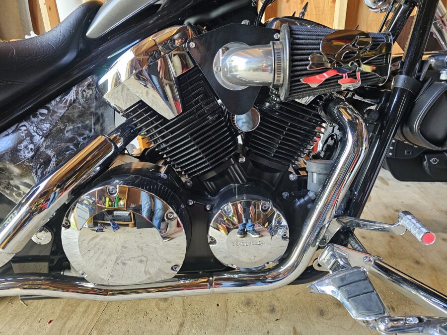Honda Fury Air Intake Kit Polished - ForceWinder Motorcycle Air ...