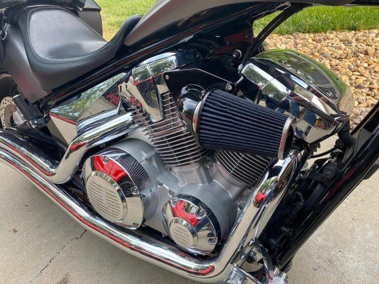 Honda Fury Air Intake Gloss Black - ForceWinder Motorcycle Air Cleaners ...
