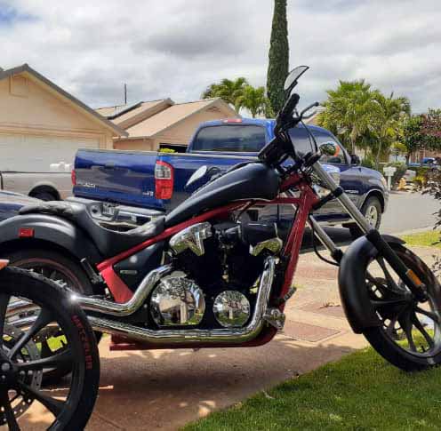 Honda Fury Air Intake Kit w/Cover Gloss Black | ForceWinder Intakes ...