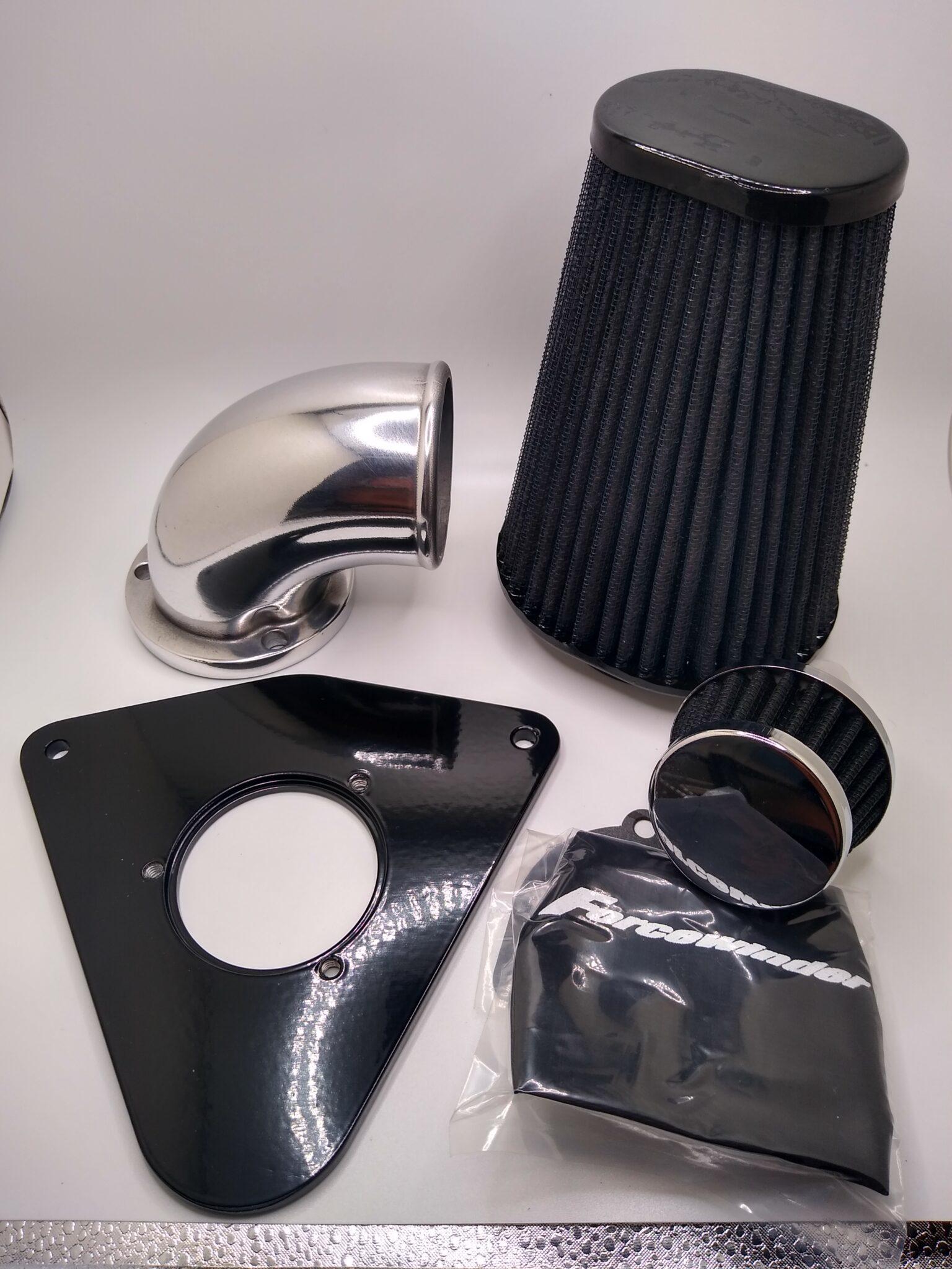 Honda Fury Air Intake Kit Polished - ForceWinder Motorcycle Air ...
