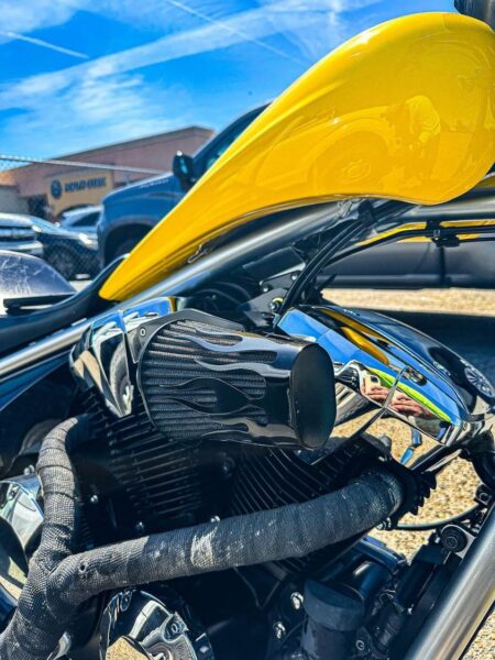 Honda Fury Air Intake Kit Polished - ForceWinder Motorcycle Air ...