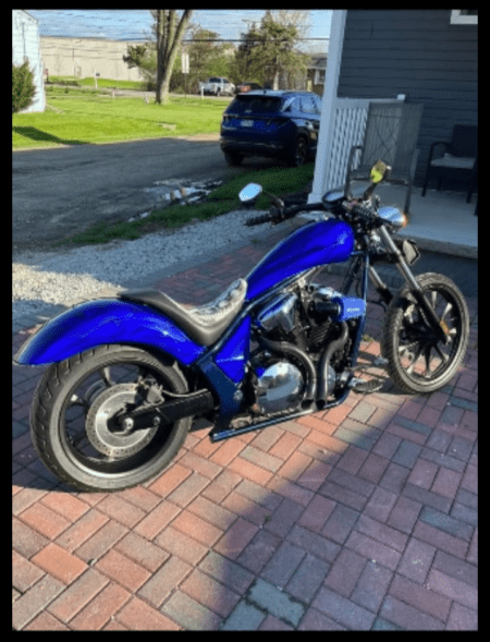 Honda Fury Air Intake Gloss Black - ForceWinder Motorcycle Intakes