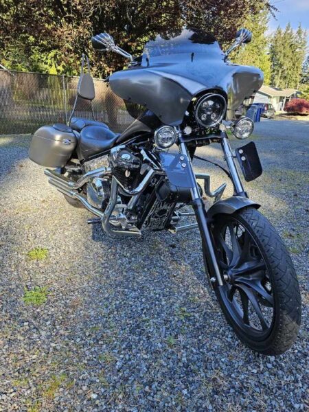 Honda Fury Air Intake Kit Polished - ForceWinder Motorcycle Intakes