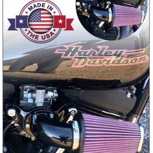 ForceWinder Dominator up to 2017 HD – Gloss Black | ForceWinder Intakes ...