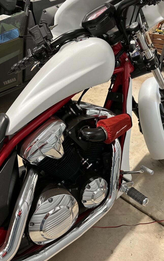 Honda Fury Air Intake Gloss Black - ForceWinder Motorcycle Intakes