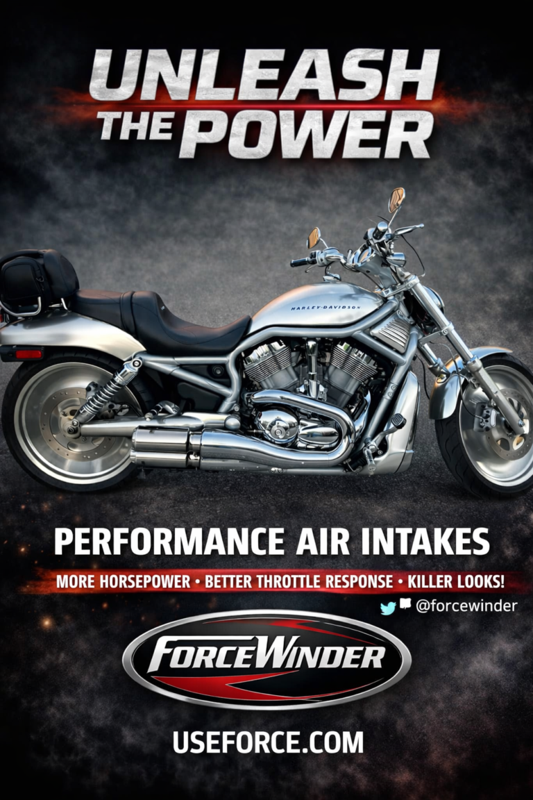 Harley Davidson Air Intakes by ForceWinder - ForceWinder Motorcycle Intakes